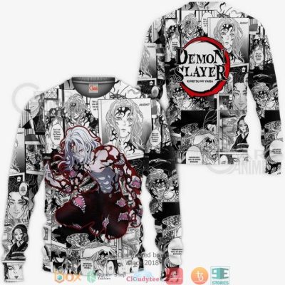 Kimetsu Anime Mix Manga Muzan Kibutsuji 3D Hoodie, Bomber Jacket - Hot ...
